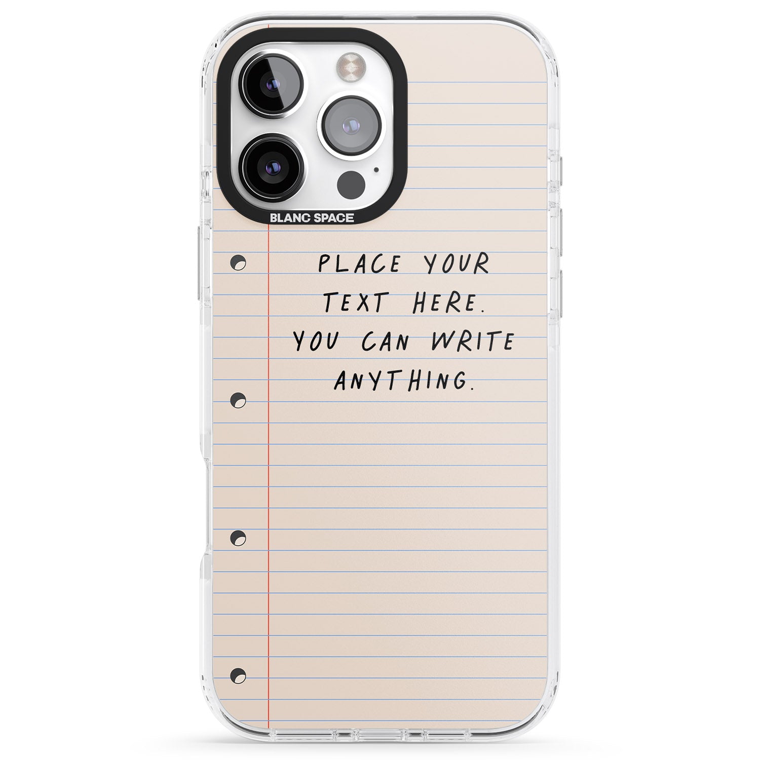 Lined Paper Phone Case for iPhone & Samsung