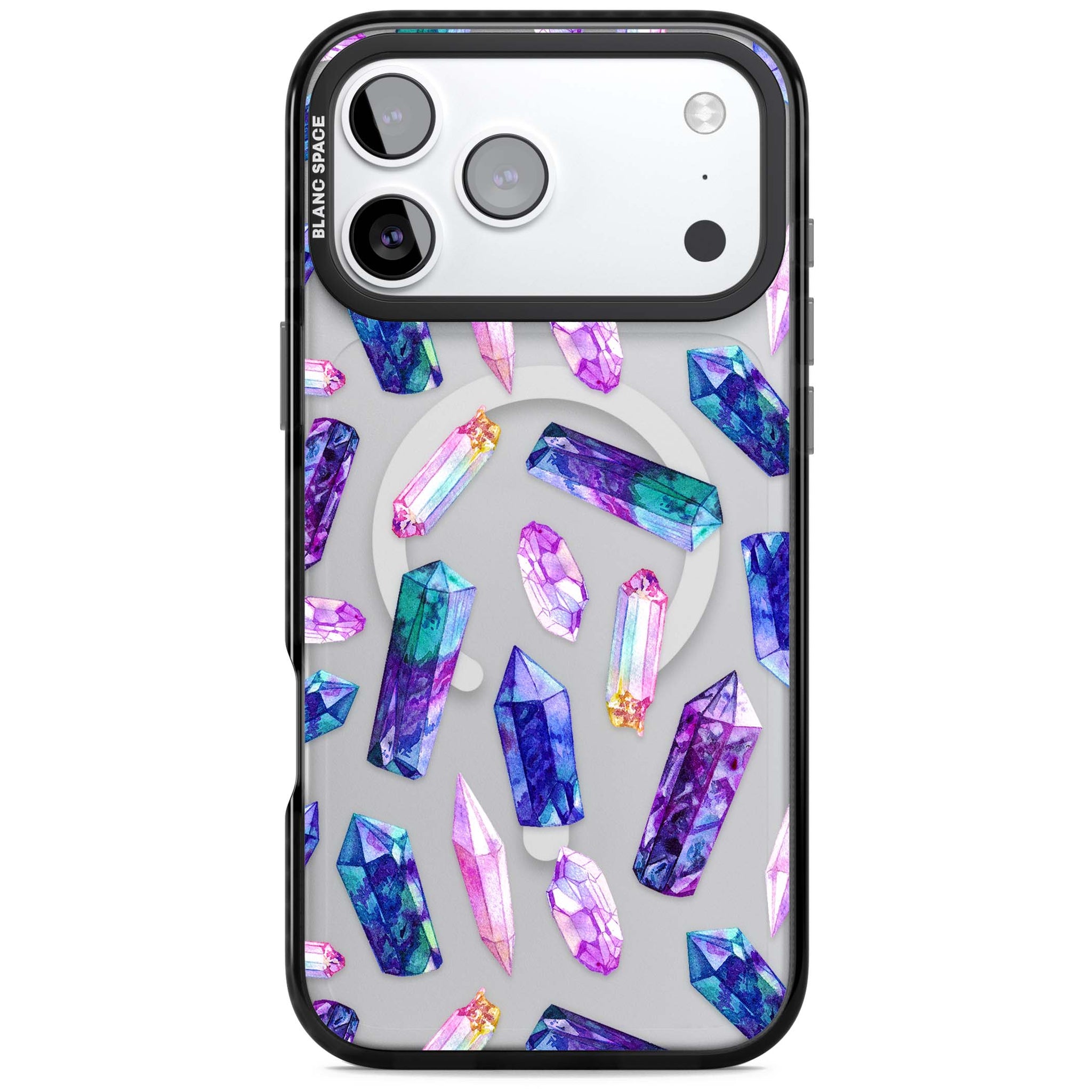 Iridescent Prism Crystals iPhone Case - Mermaidcore, Pattern