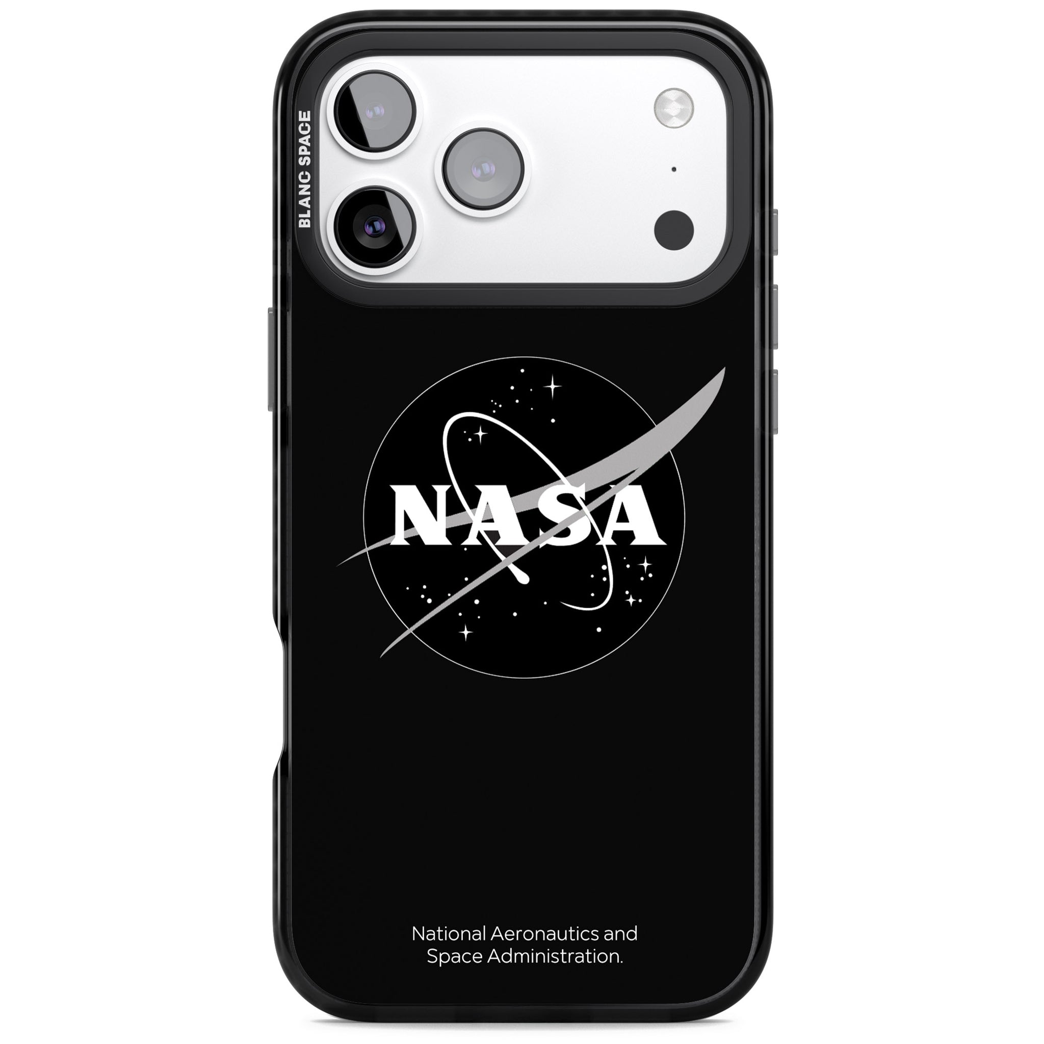 Dark Nasa Meatball Space Wallpaper iPhone Case | Blanc Space