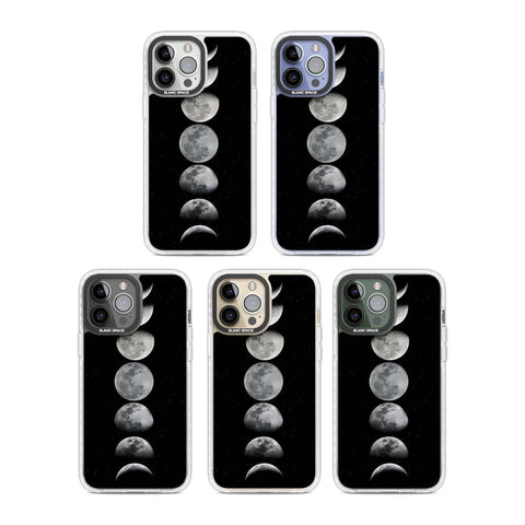 Phases Of The Moon iPhone Case - Blanc Space